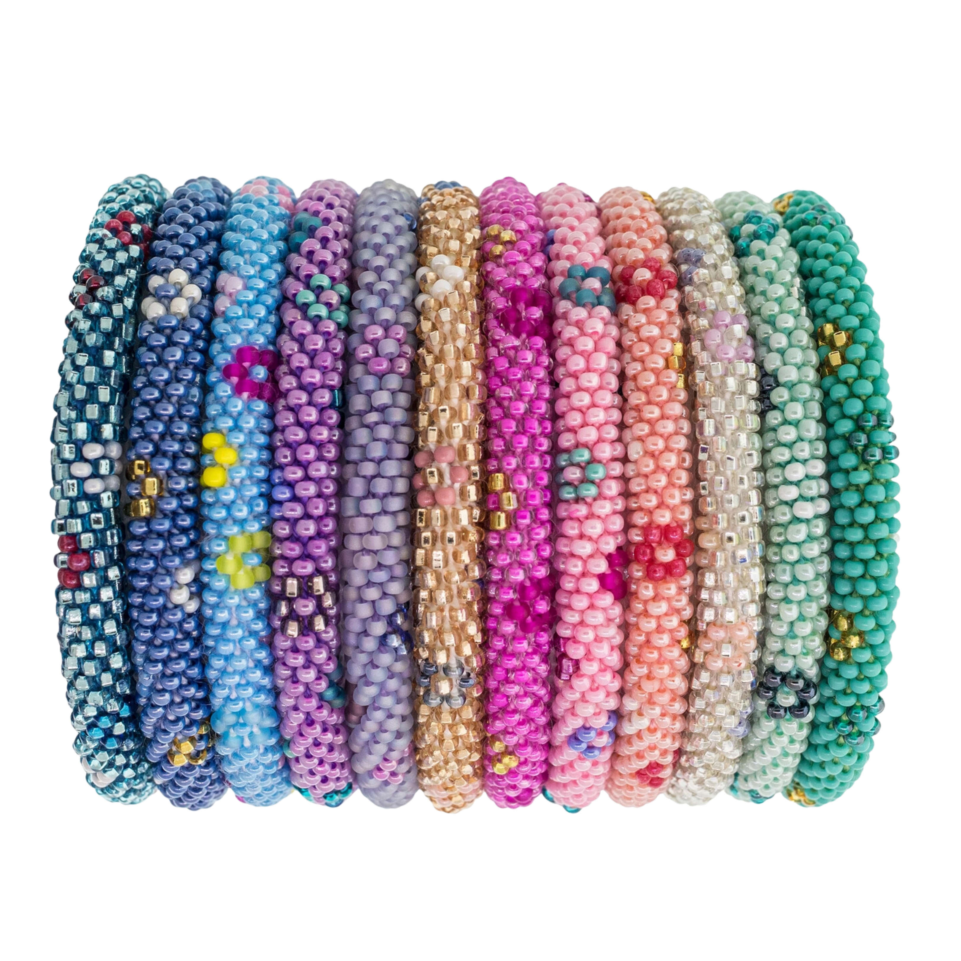 Original Rollies Roll-on Bracelets - Flower Power – Golden Hour Gift Co