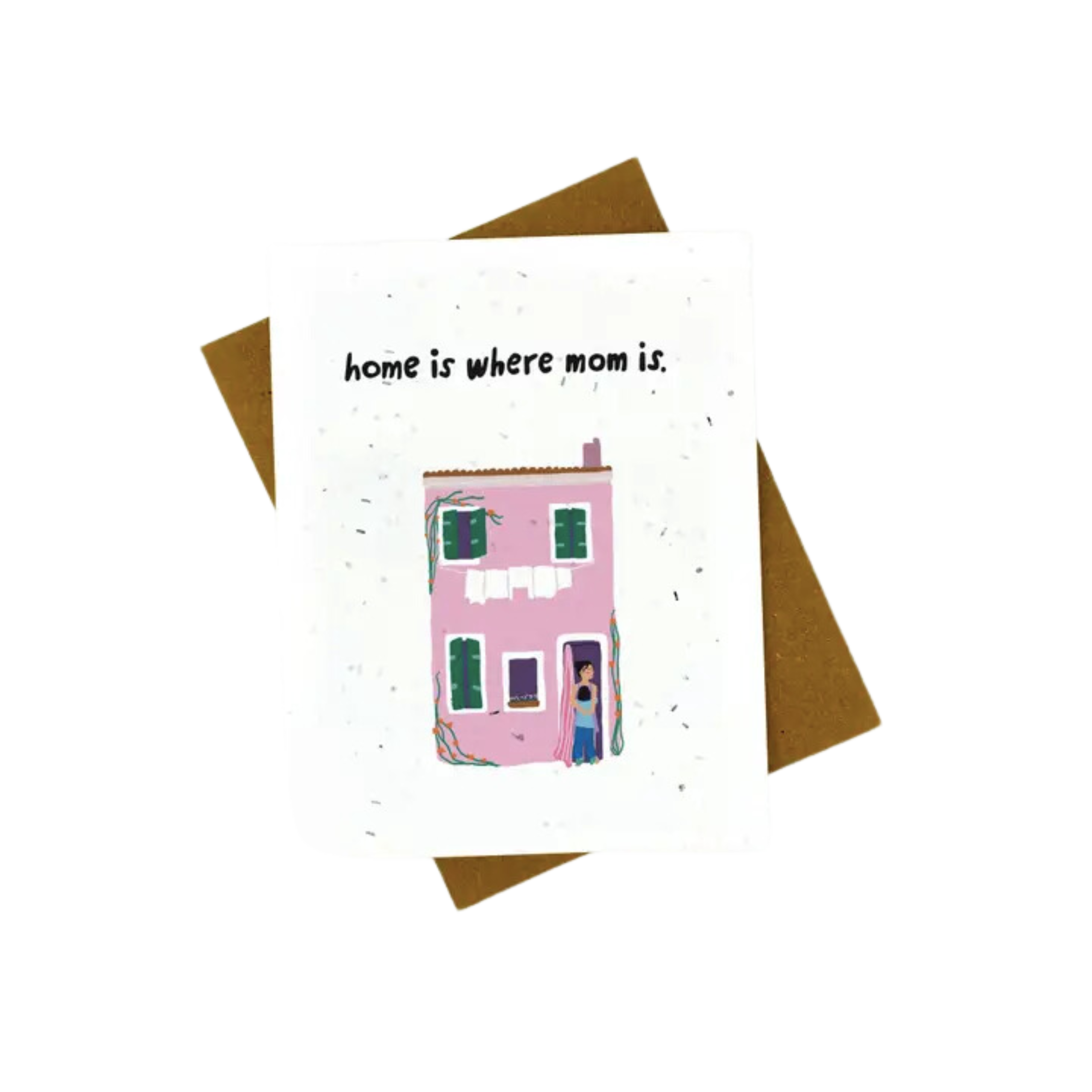 Home Is Where Mom Is Card – Golden Hour Gift Co