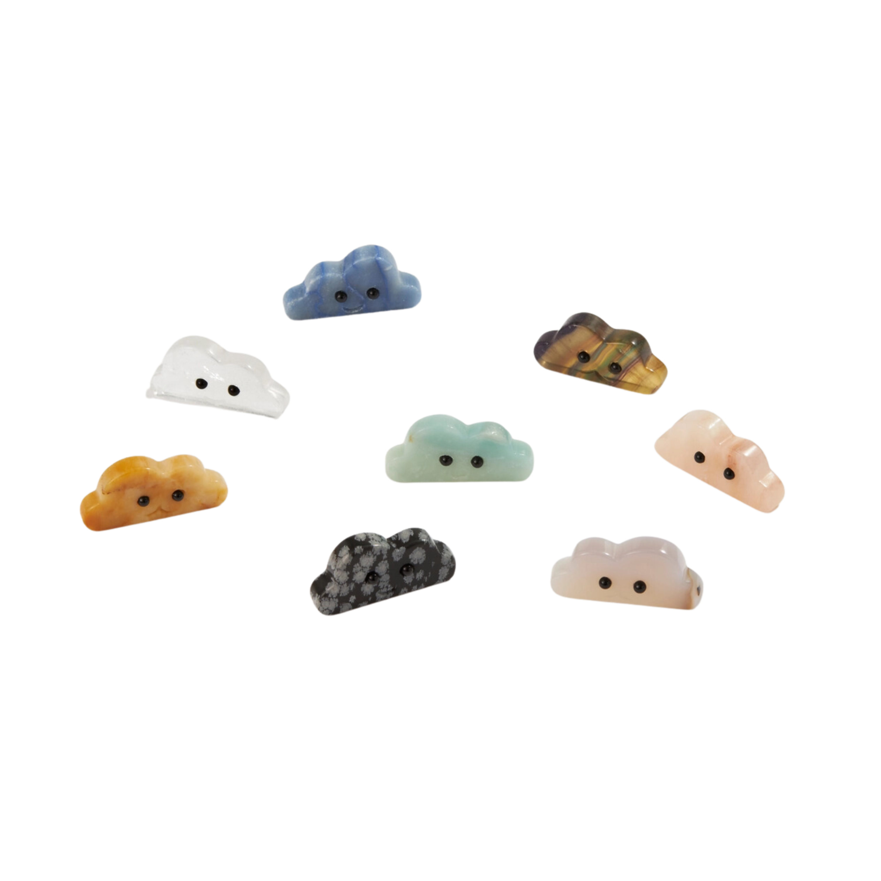 Crystal Cloud Friend Assortment - Pet Rocks – Golden Hour Gift Co