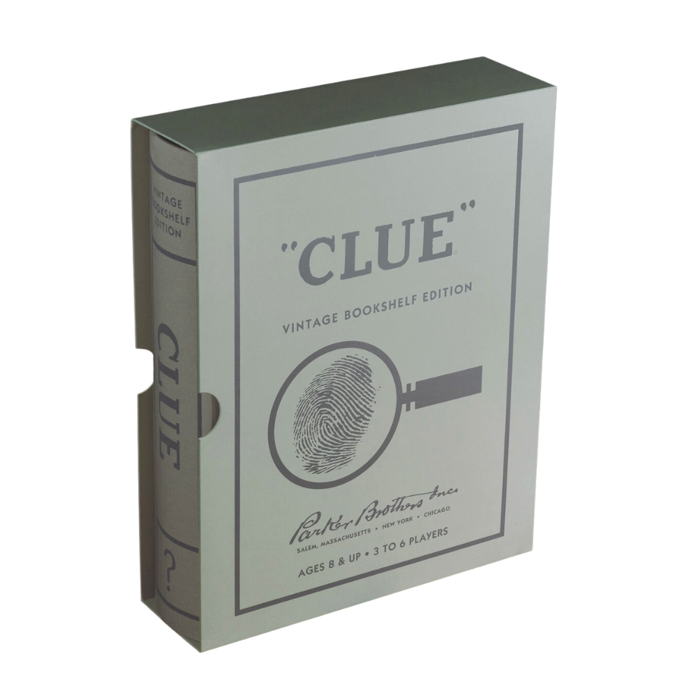 Clue Vintage Bookshelf Edition – Golden Hour Gift Co