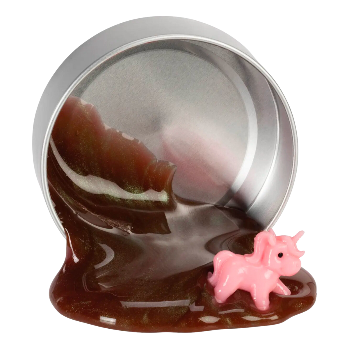 Bigfoot Scat, Poo Colored Slime with Unicorn Figurine – Golden Hour Gift Co