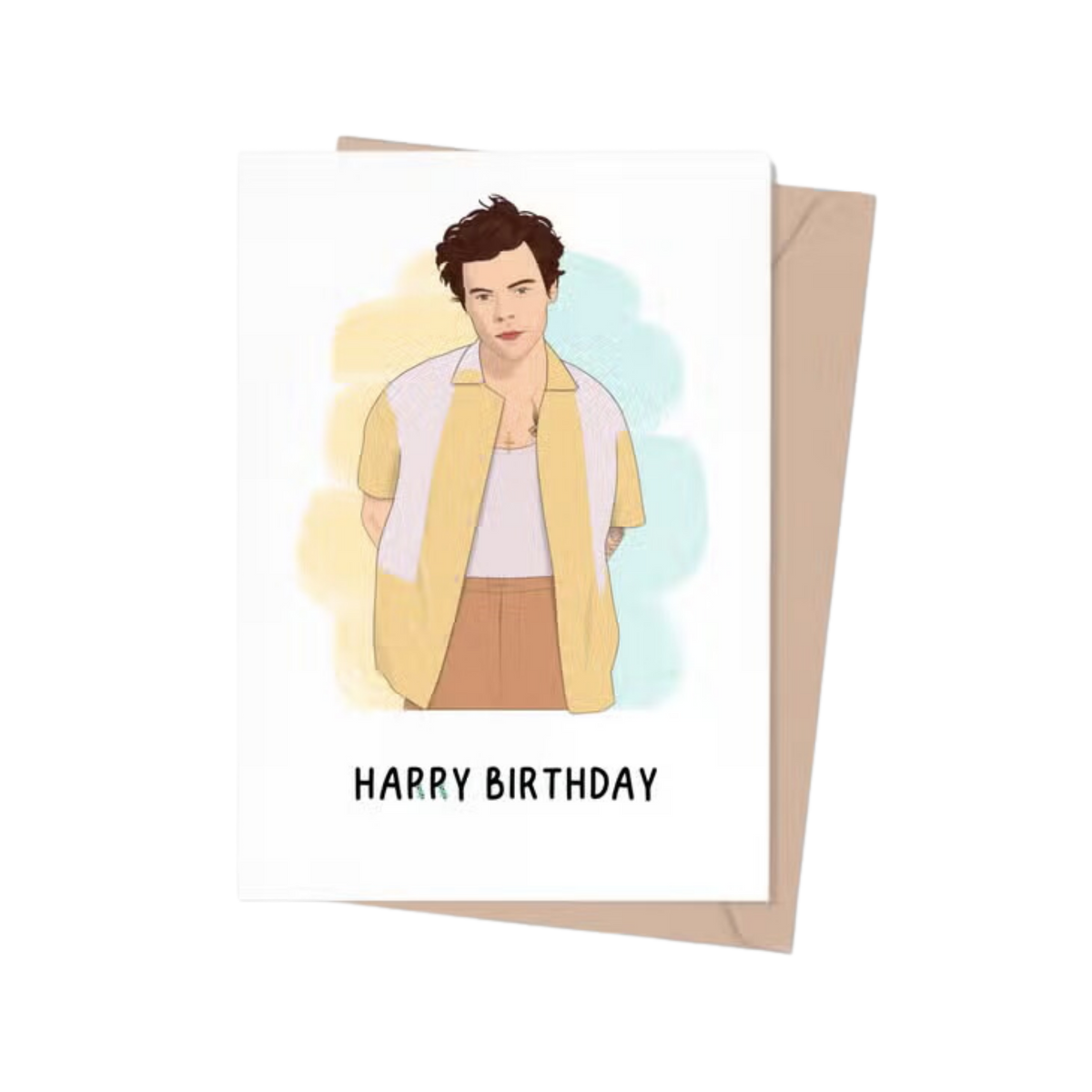 Harry Styles Happy Birthday Greeting Card – Golden Hour Gift Co