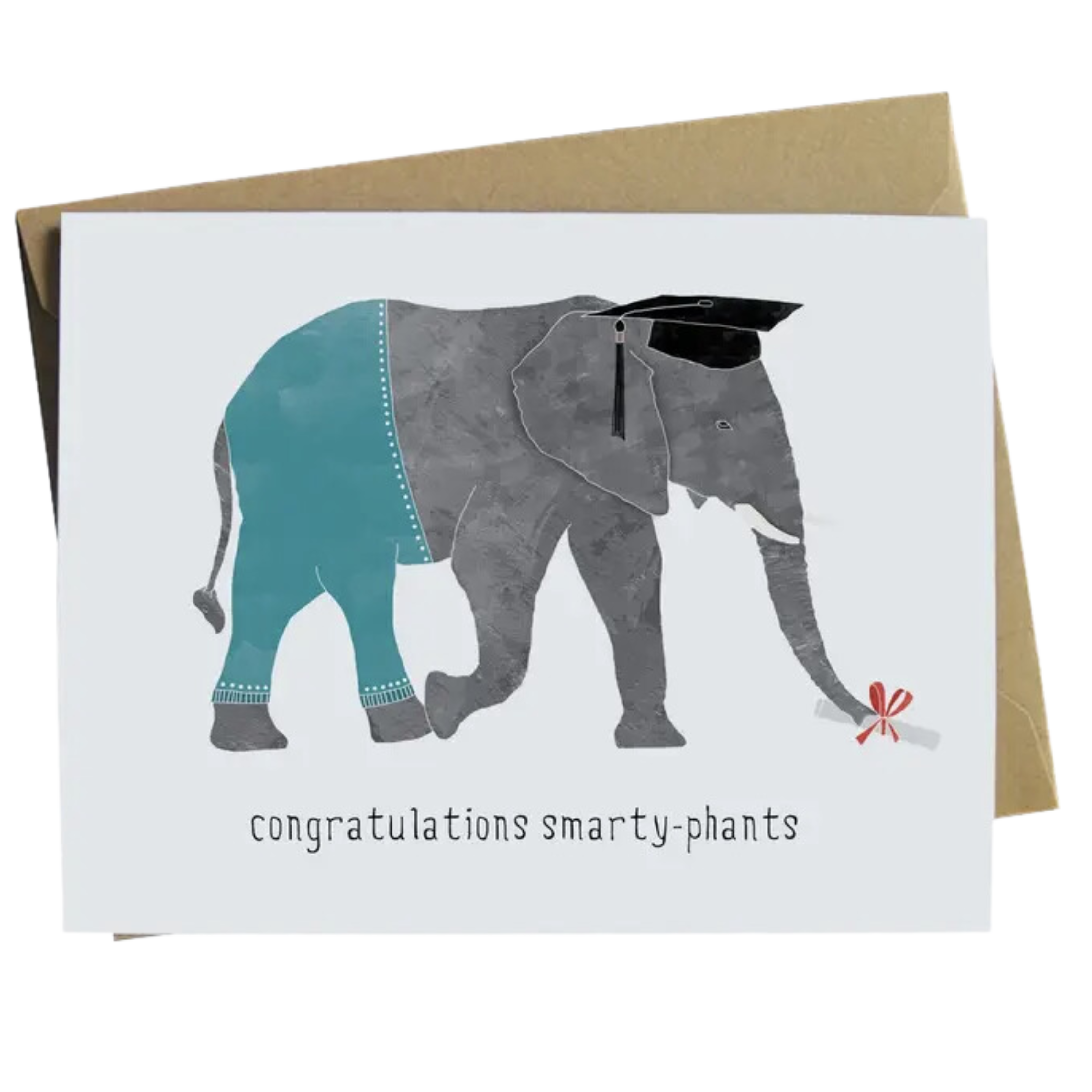 Elephant Graduation Card – Golden Hour Gift Co