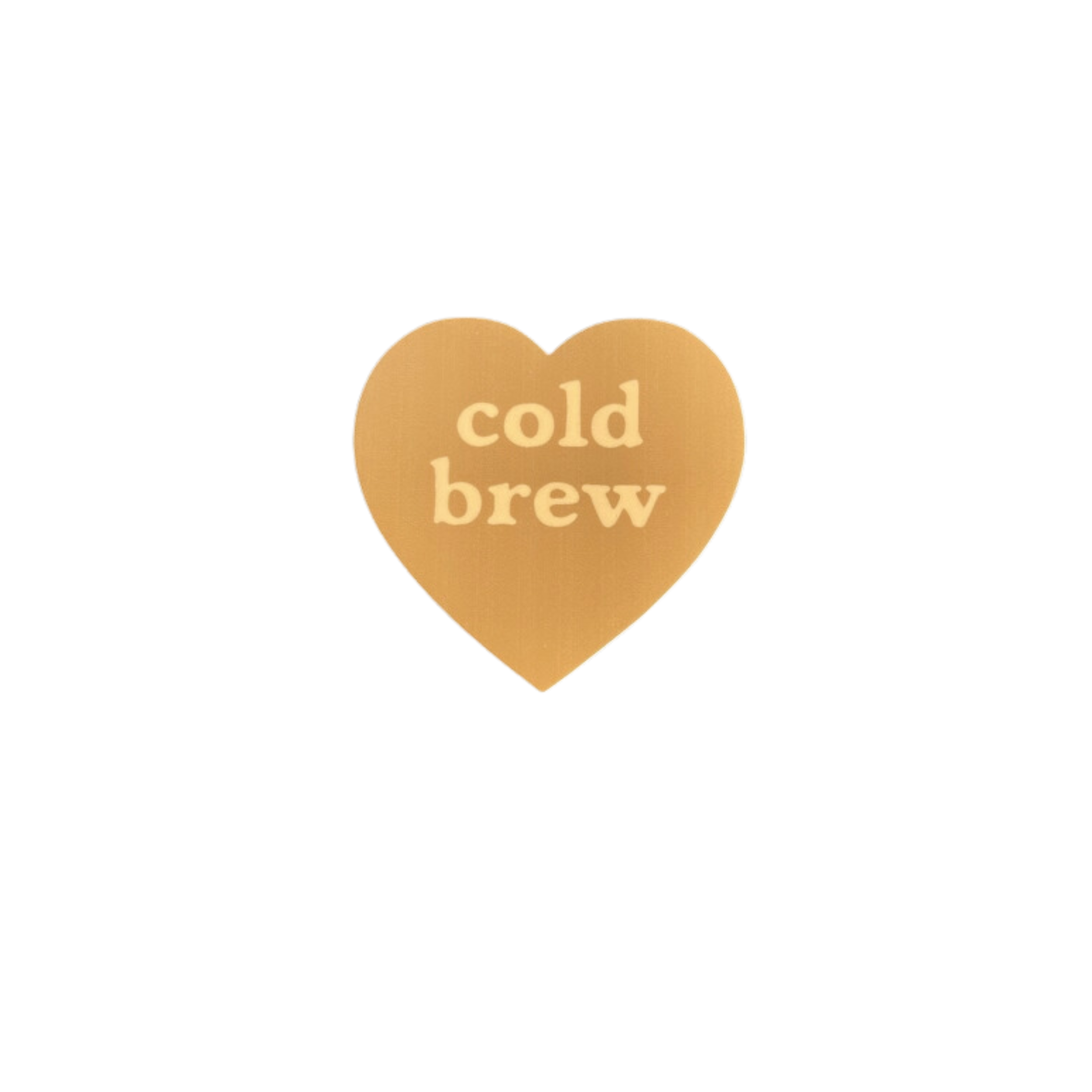 Cold Brew Sticker – Golden Hour Gift Co