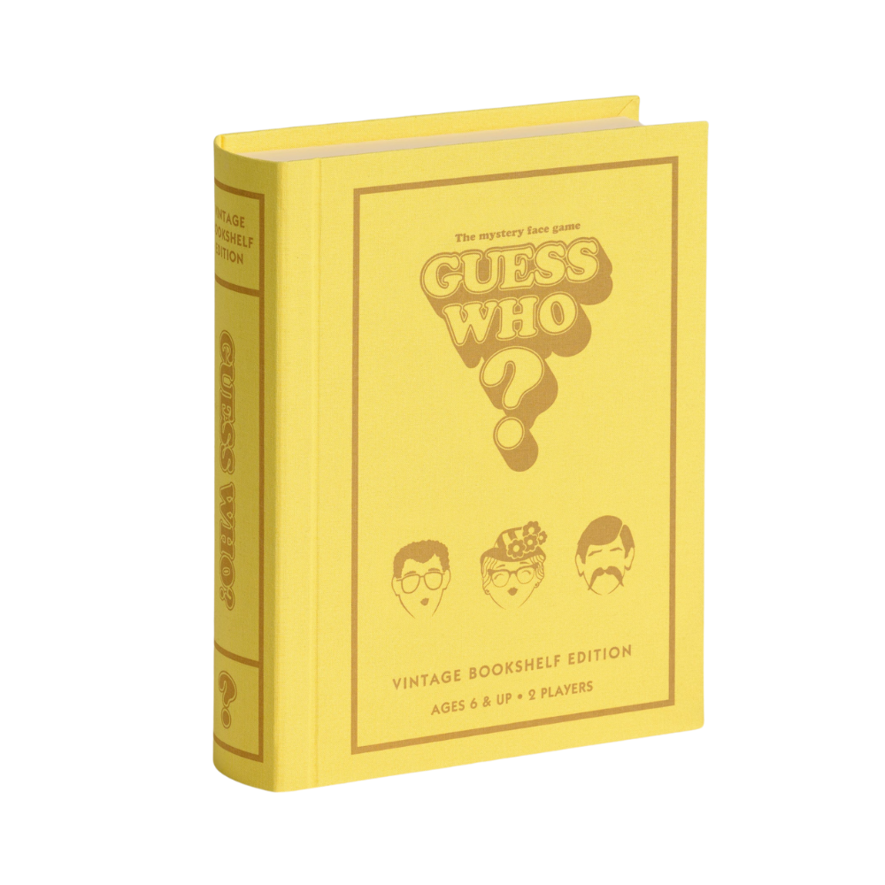 Guess Who? Vintage Bookshelf Edition – Golden Hour Gift Co