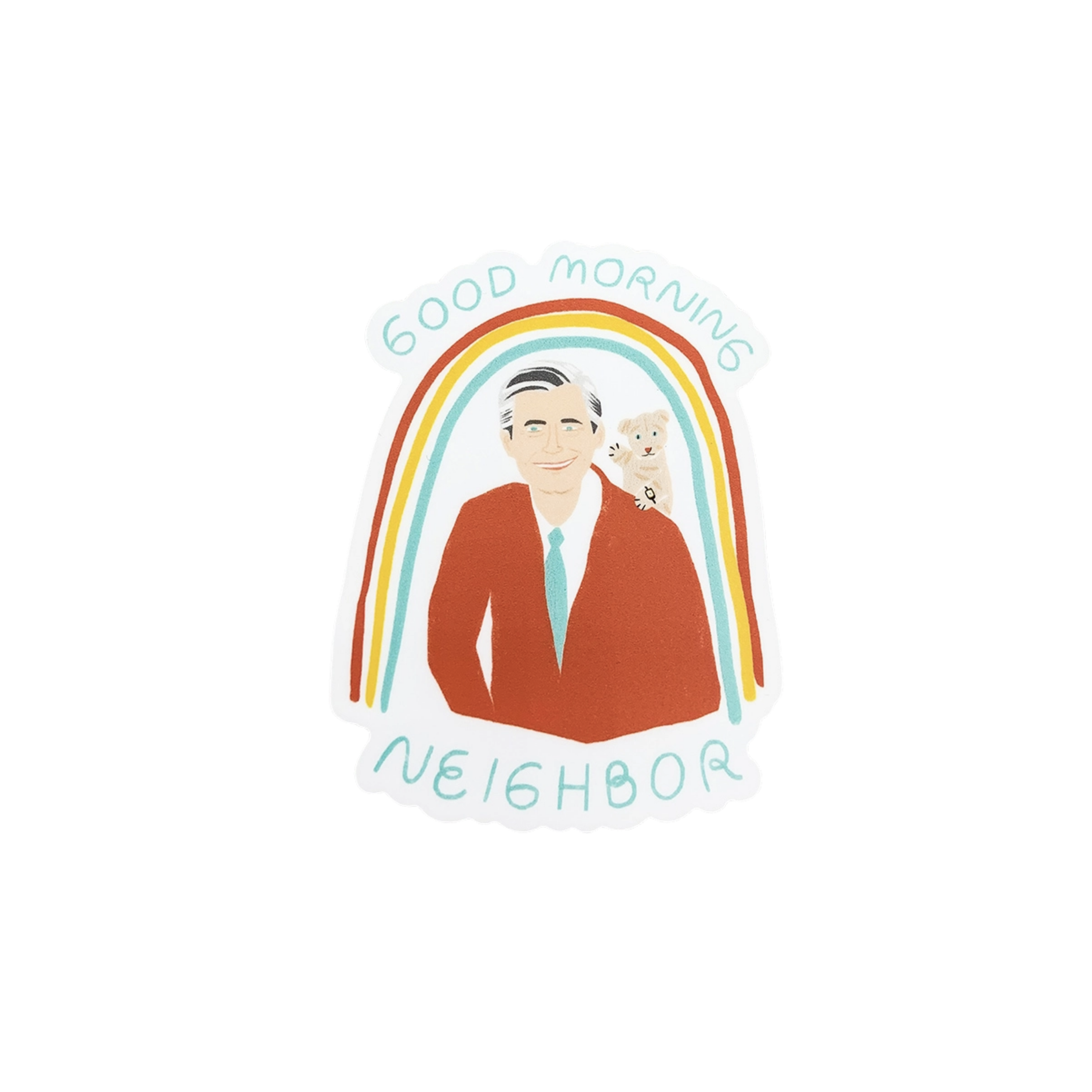 Mr. Rogers Sticker – Golden Hour Gift Co