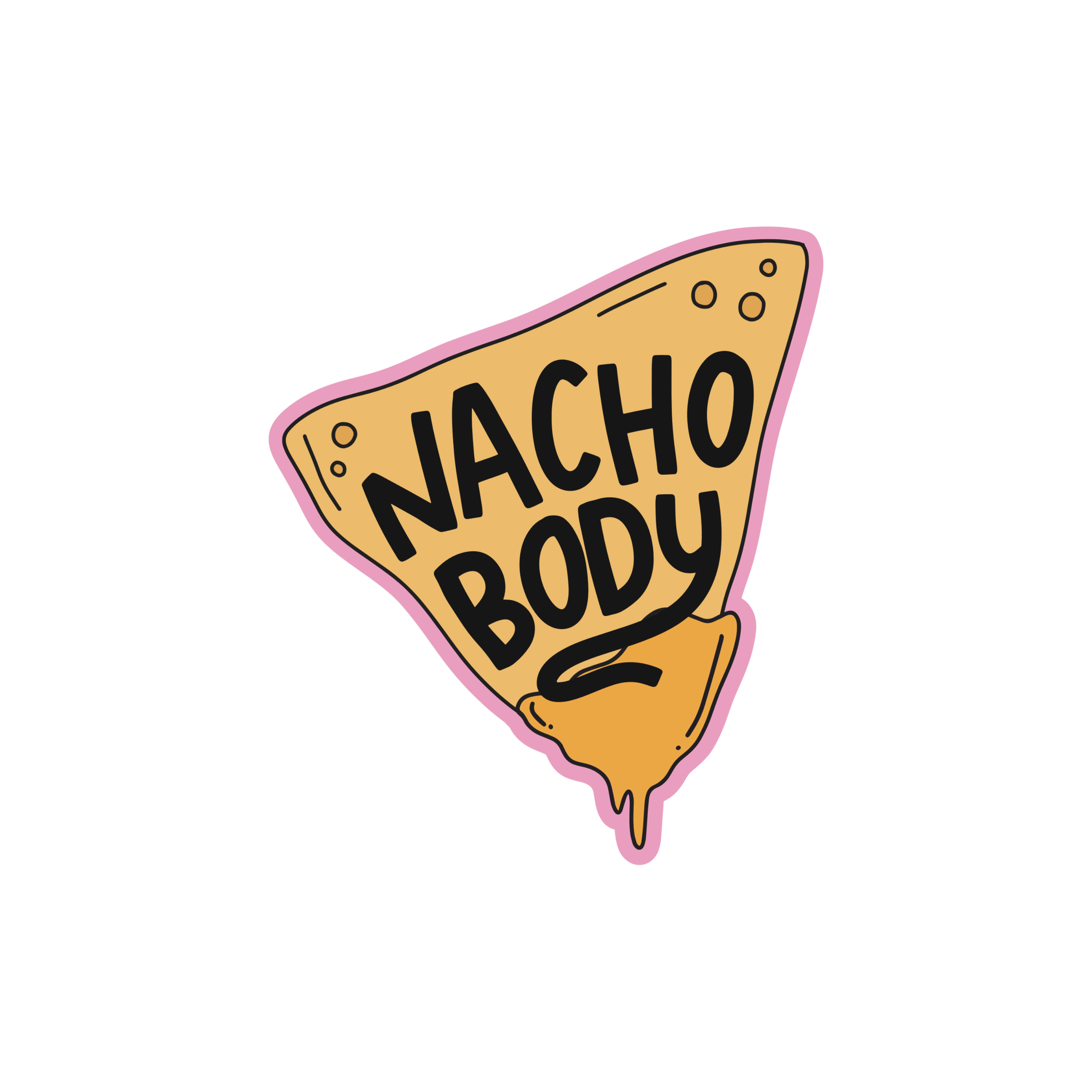 Nacho Body Sticker – Golden Hour Gift Co