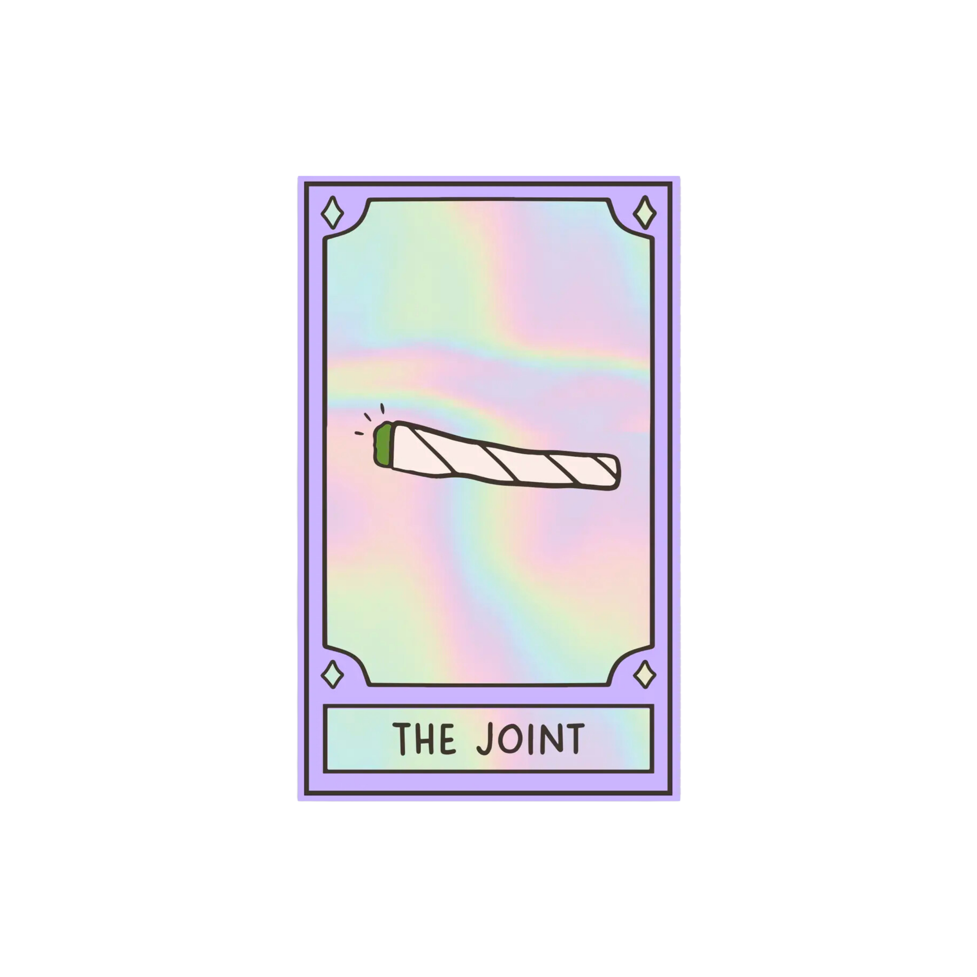 The Joint – Weed Tarot Sticker – Golden Hour Gift Co