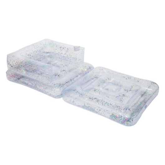 Inflatable Lilo Chair - Holographic Glitter – Golden Hour Gift Co