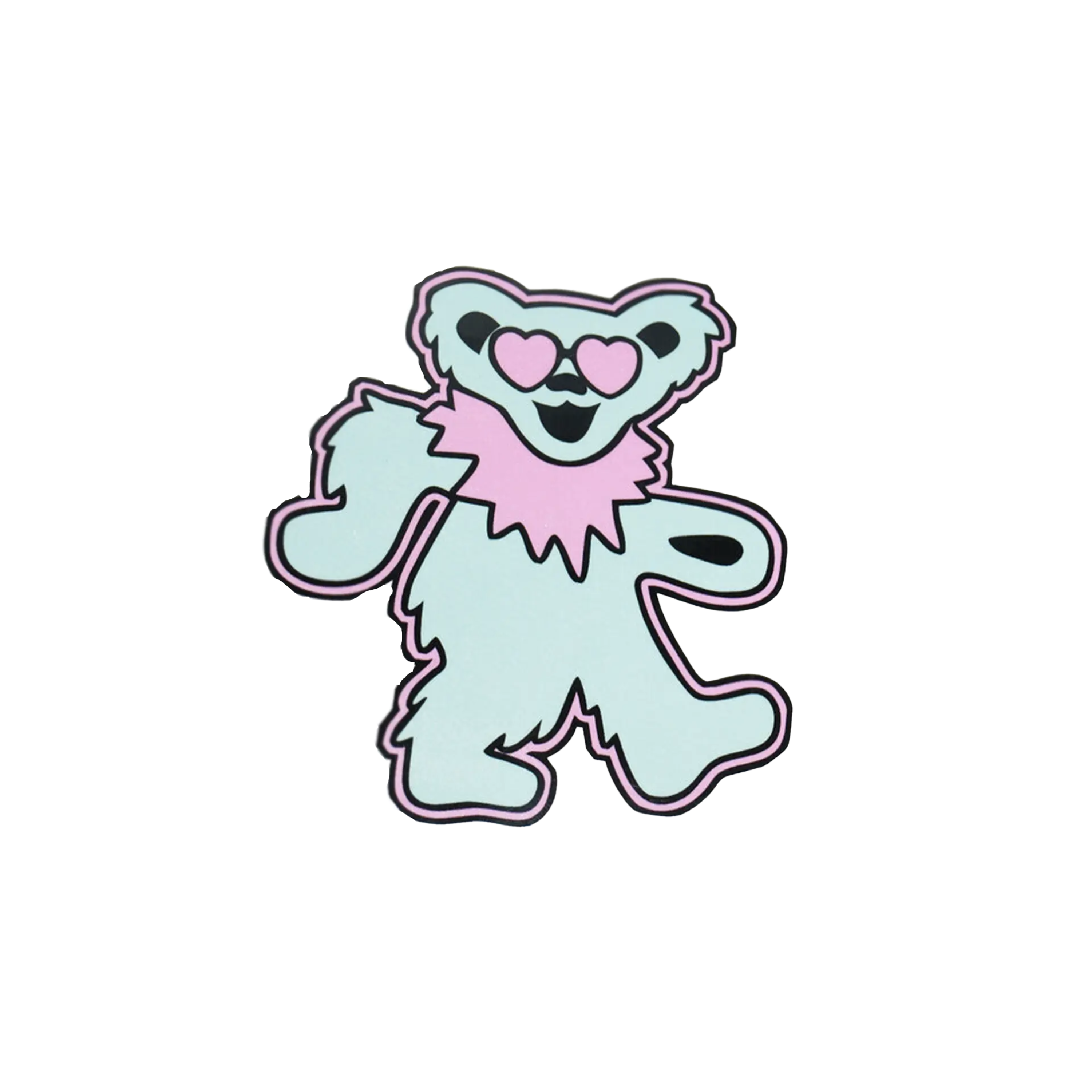 Trixy Starr X Grateful Dead Blue Dancing Bear Sticker – Golden Hour Gift Co